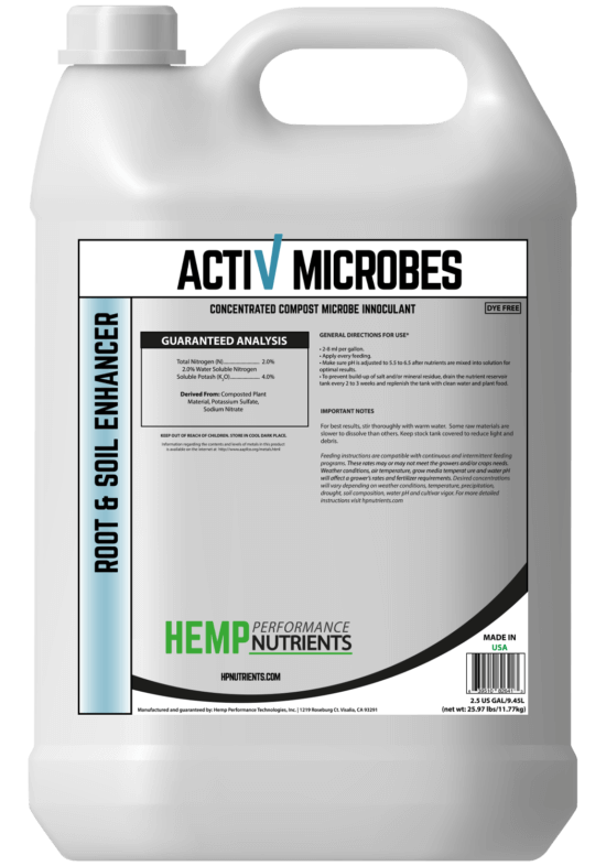 ActiV Organics – Hemp Performance Nutrients